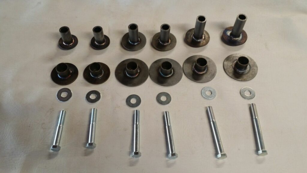 1965-1979 2WD Ford Truck Body Mount Hardware Kit Fits Prothane 6-110 ...